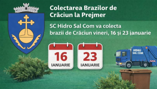 Primăria Prejmer anunță zilele de colectare a brazilor de Crăciun ...